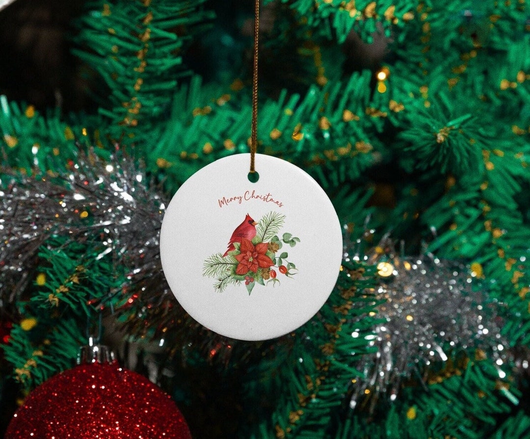 Cardinal Christmas Ornament, Stocking Stuffer Gift for Mom, Holiday ...