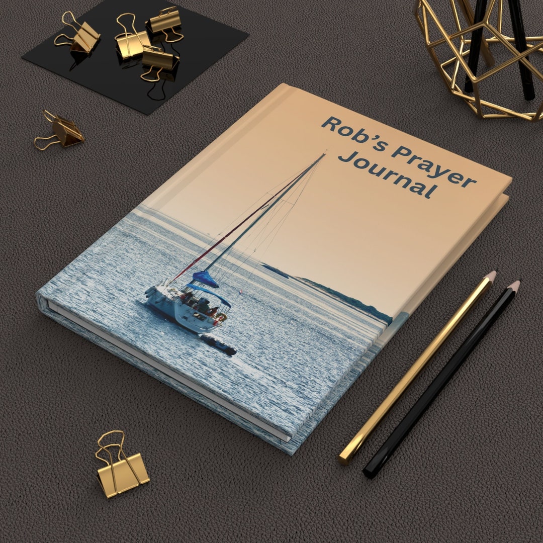 Custom Sailing Prayer Journal, Father's Day Journal, Custom Notebook ...