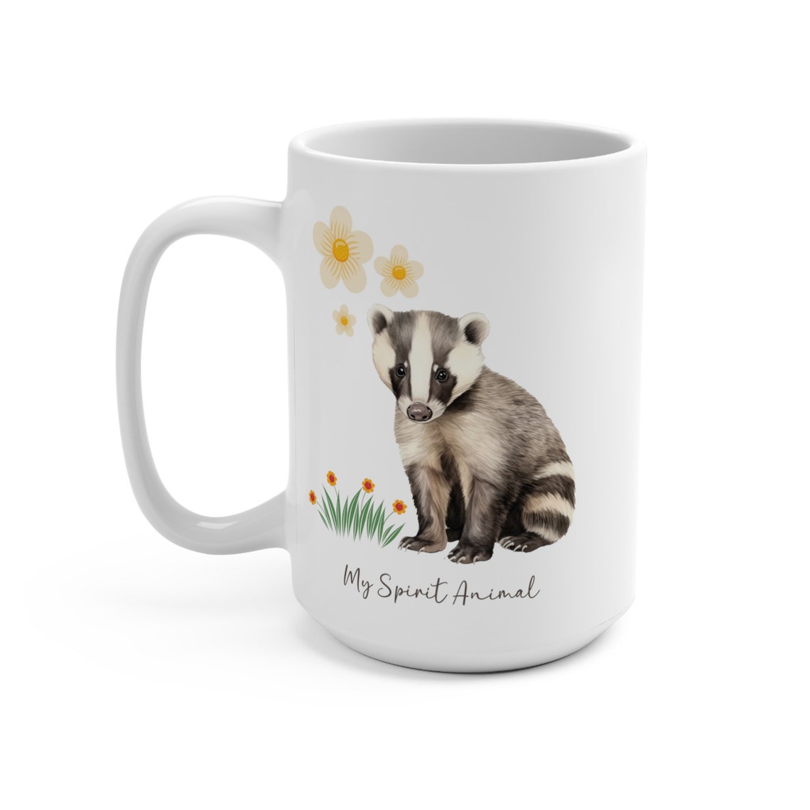 Honey Badger Mug, Honey Badger Coffee Cup, Badger Gift Mug, Gift for ...