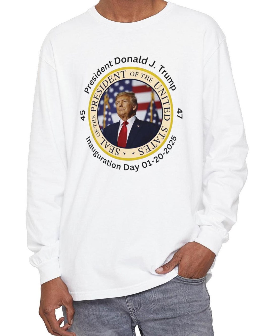 2025 Presidential Inauguration Comfort Colors® Tee, Trump President 47 ...