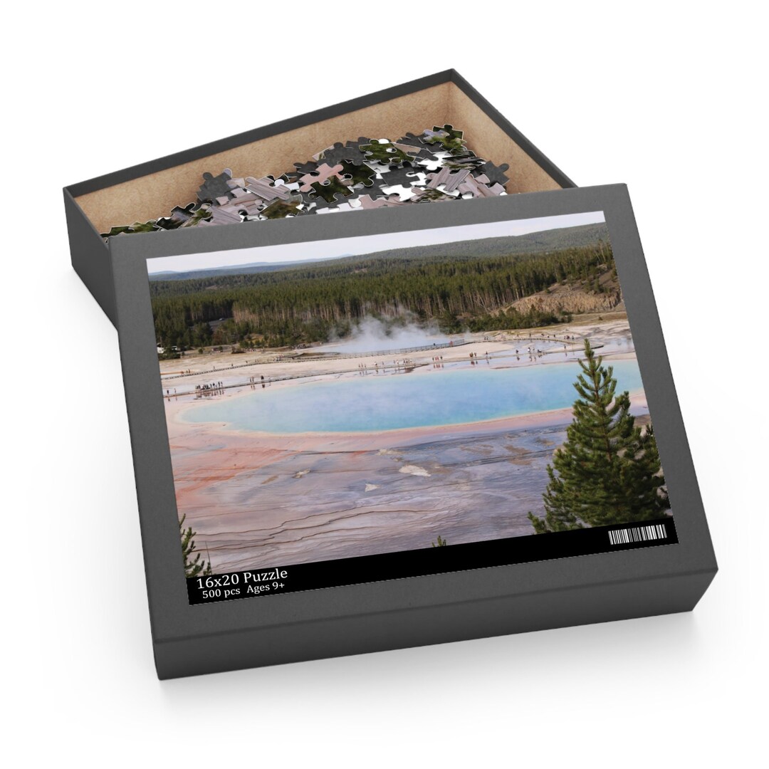 Grand Prismatic Spring Puzzle, National Park Puzzle, Wyoming Family ...