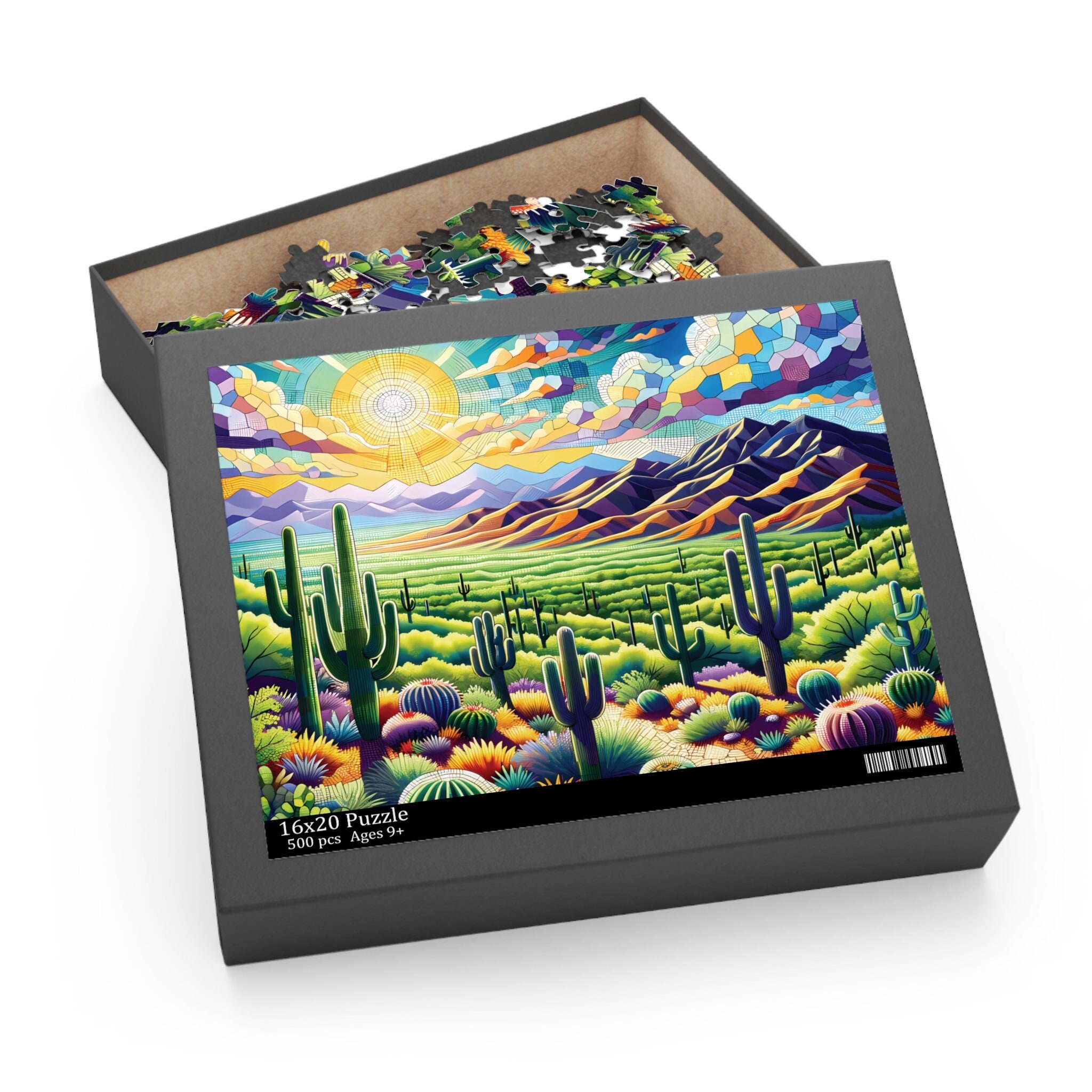 Saguaro Cactus Puzzle, Arizona Keepsake Gift, Sonoran Desert Souvenir ...