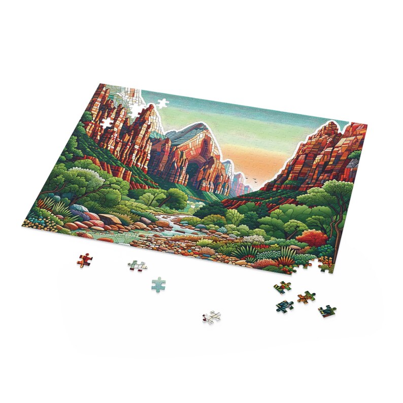 Zion National Park Puzzle, Utah Keepsake, Zion Souvenir, Zion Park Utah ...