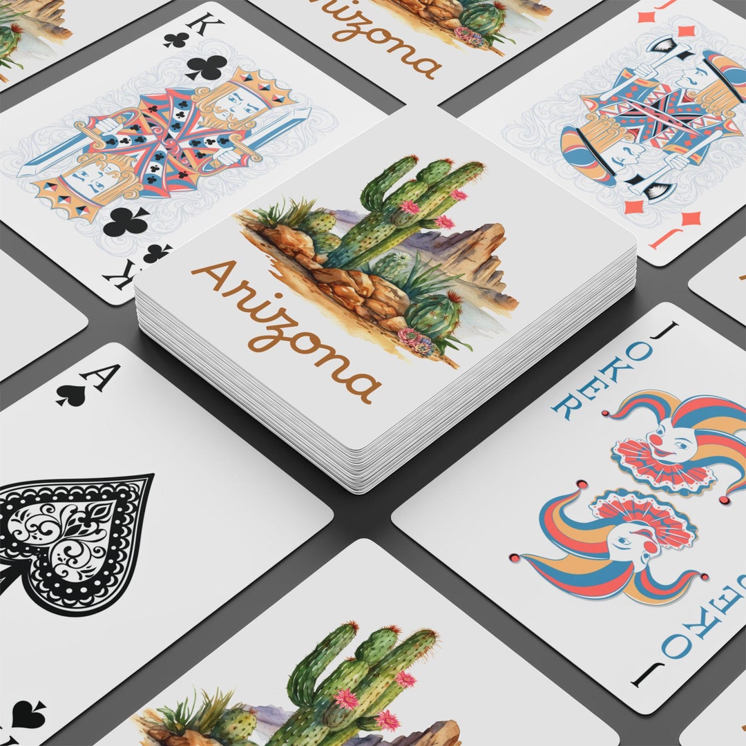 Arizona Playing Cards, Travel Keepsake Family Game Night, Arizona ...