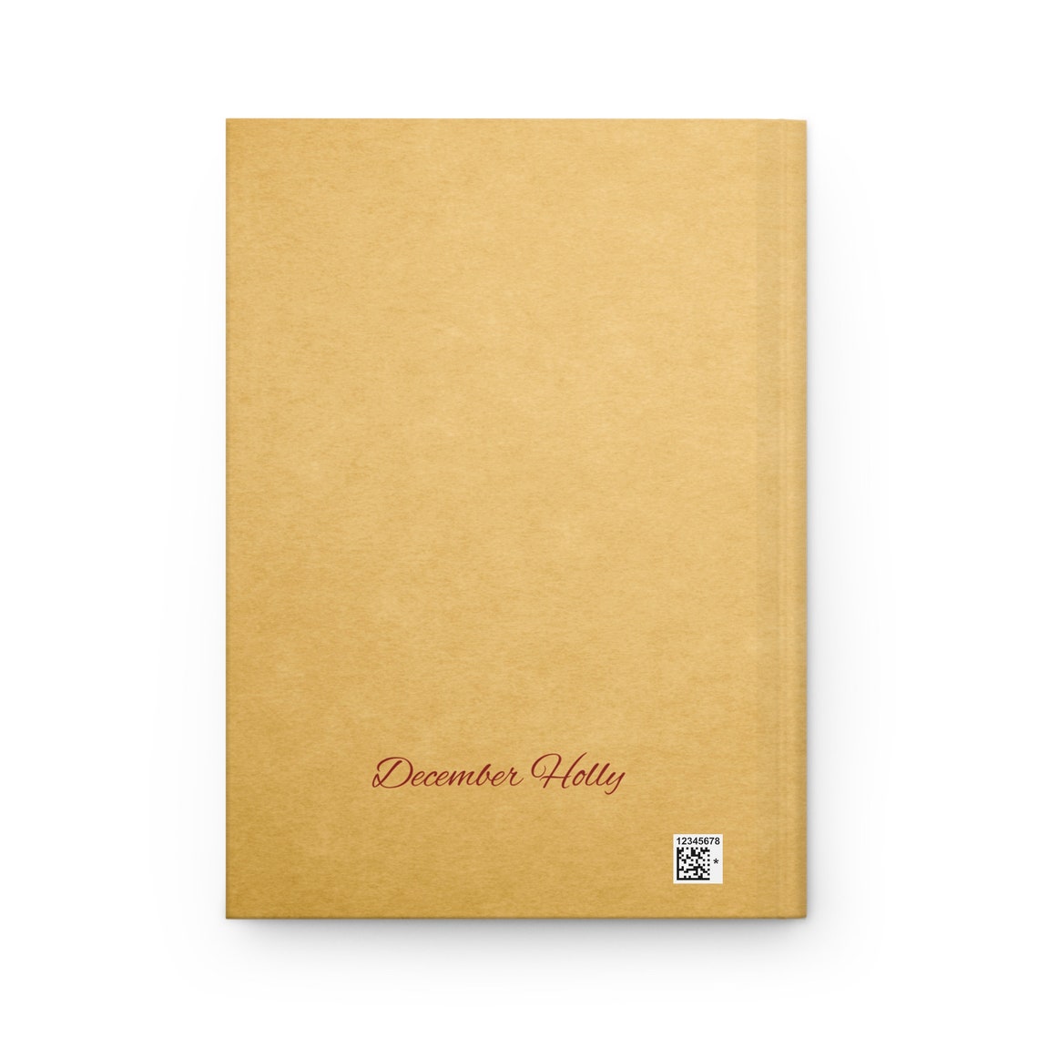 Holly Birth Month Name Journal, Custom Floral Journal, December ...