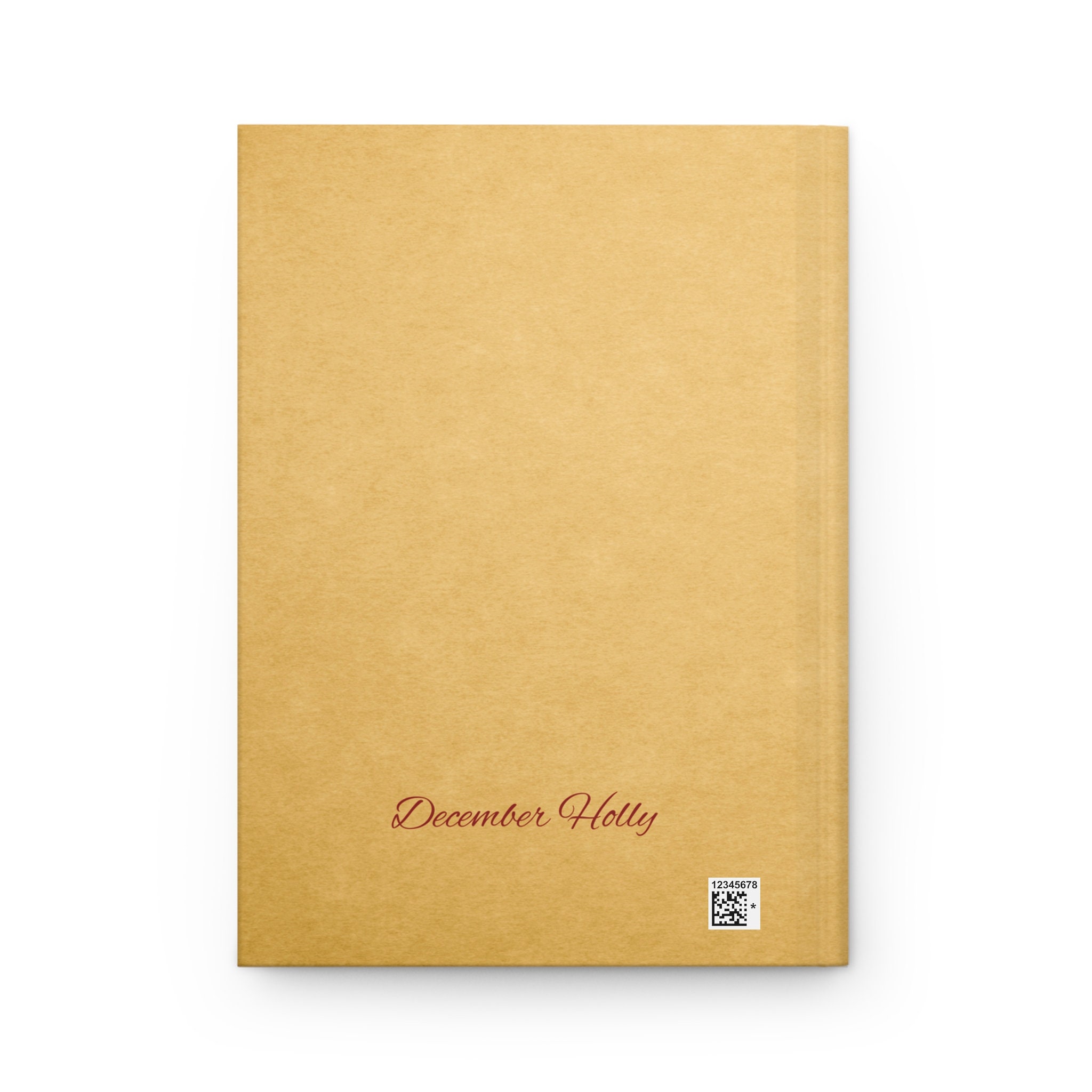 Holly Birth Month Name Journal, Custom Floral Journal, December ...