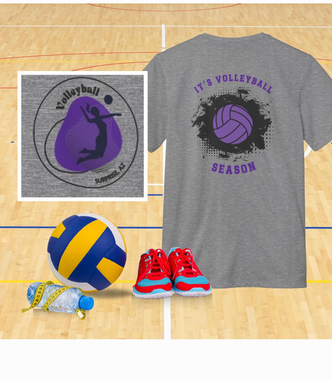 Custom Volleyball Practice Adidas® Sport Tshirt, Moisture-wicking Tee ...