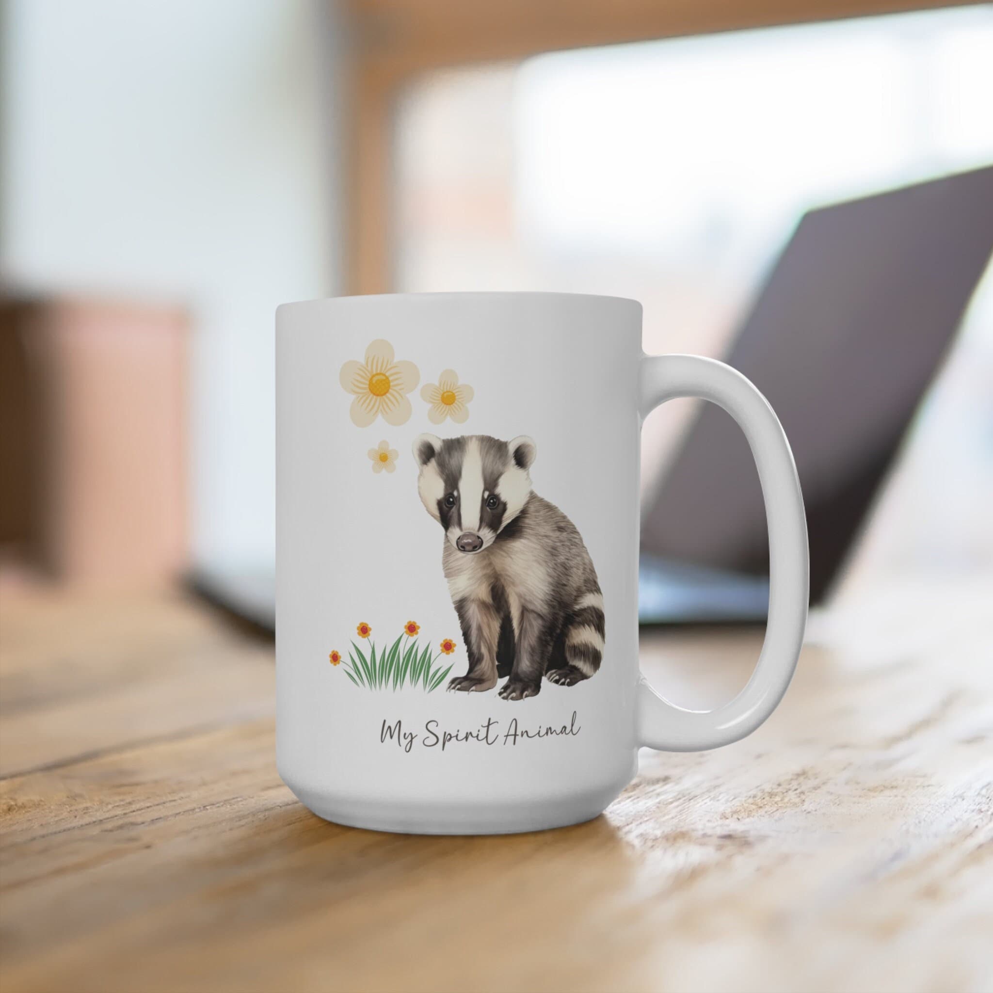 Honey Badger Mug, Honey Badger Coffee Cup, Badger Gift Mug, Gift for ...