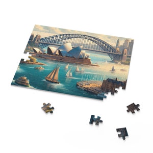 Sydney Harbor Australia Puzzle, Sydney Opera House Keepsake, Sydney ...