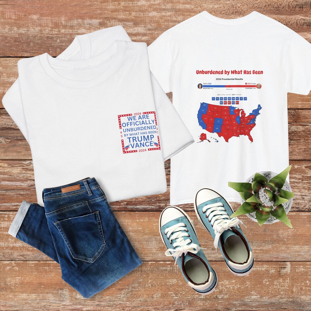 Trump Won T-shirt, Officially Unburdened by What Has Been, MAGA USA ...