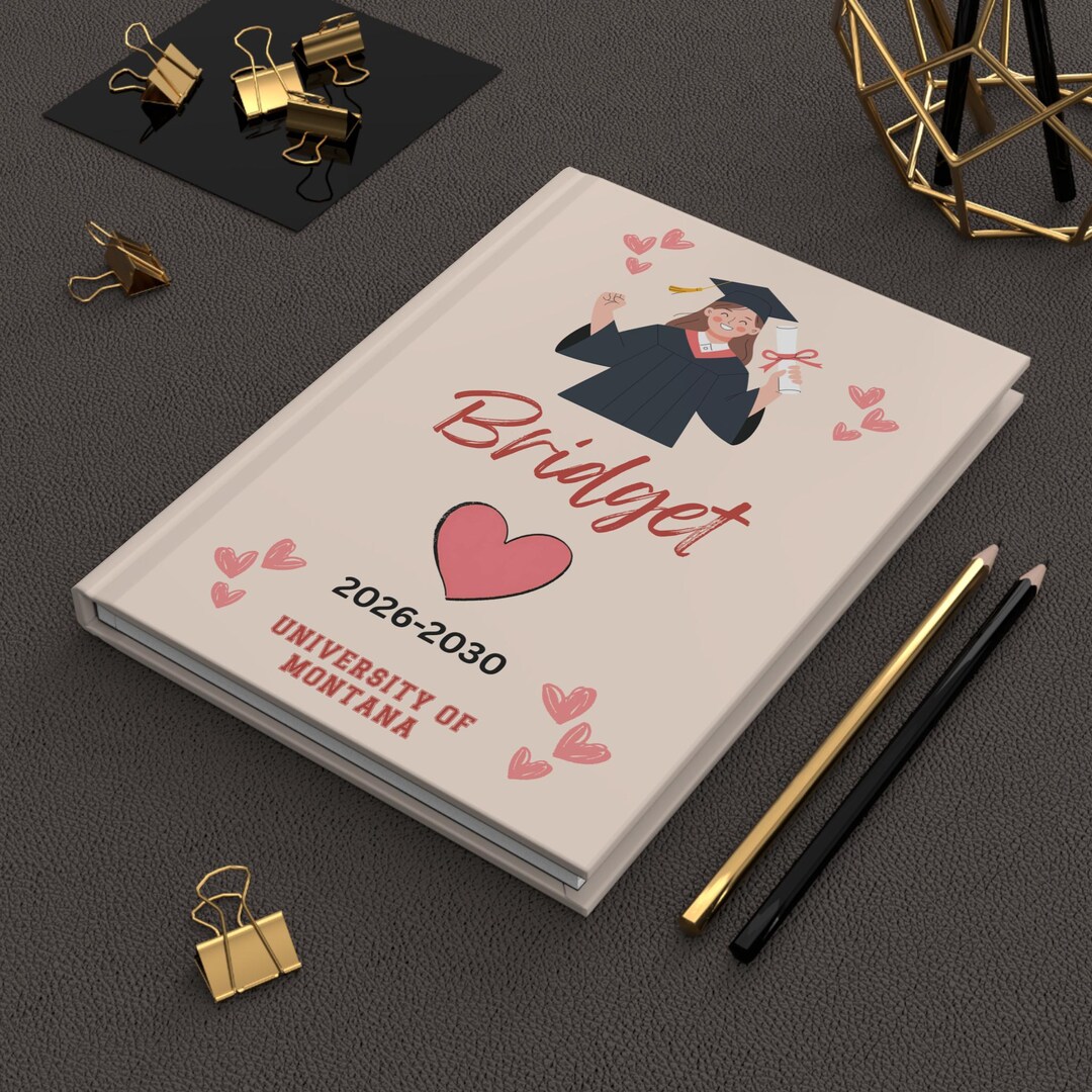 Graduation Journal for College, Custom Graduate Gift for Daughter ...