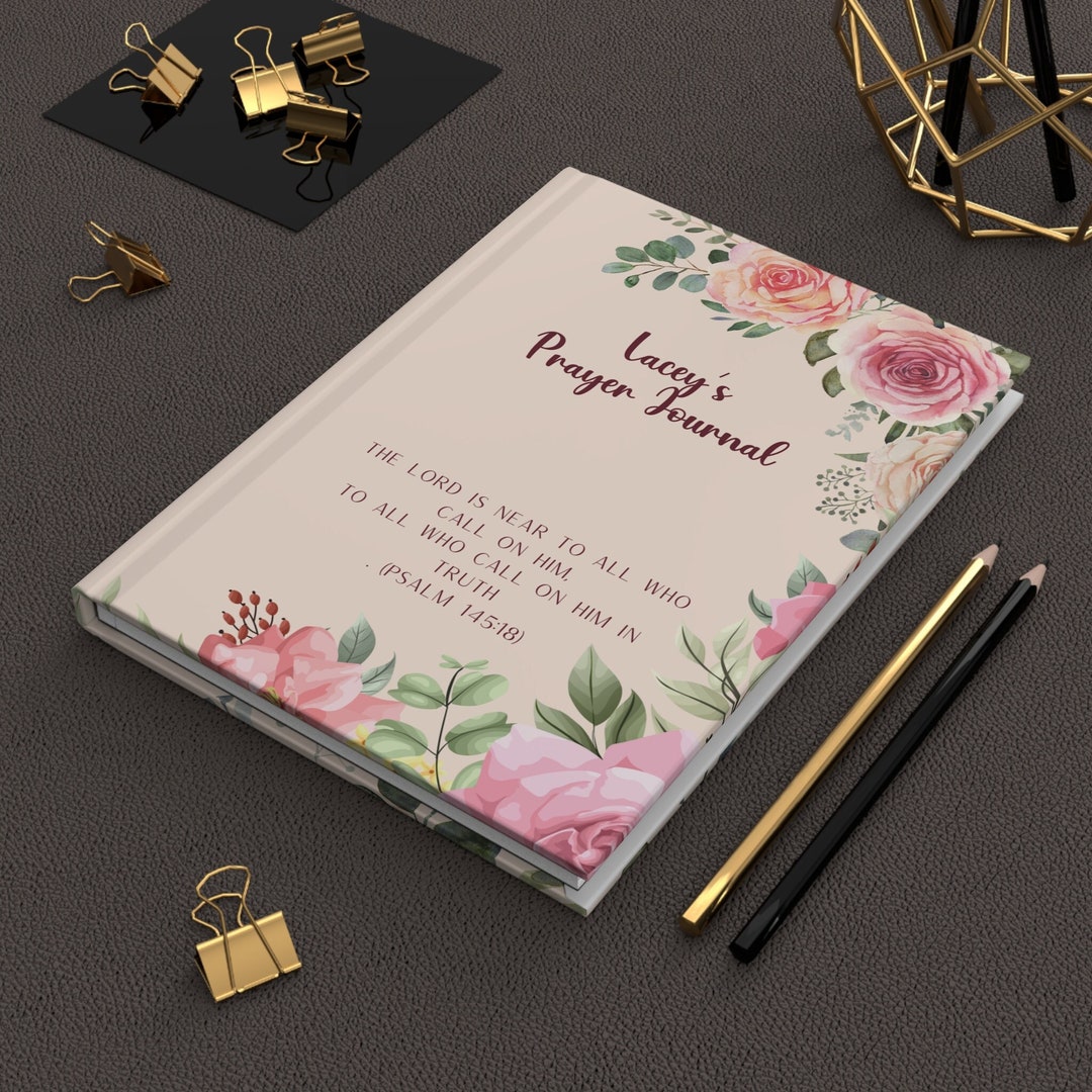 Custom Christian Journal, Hardback Prayer Journal, Note-taking Book ...
