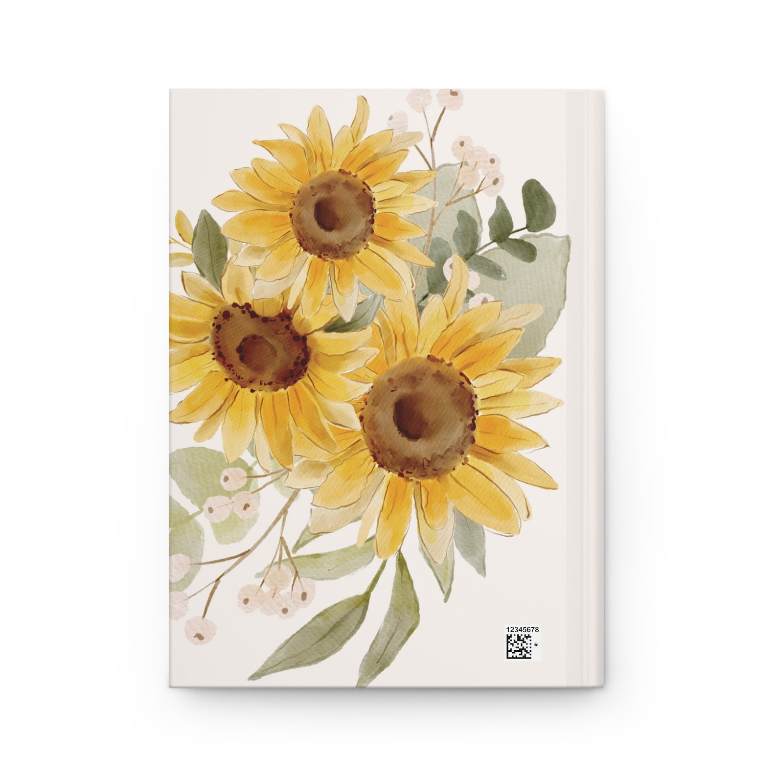 Custom Sunflower Journal, Personalized Floral Journal, Gift for ...