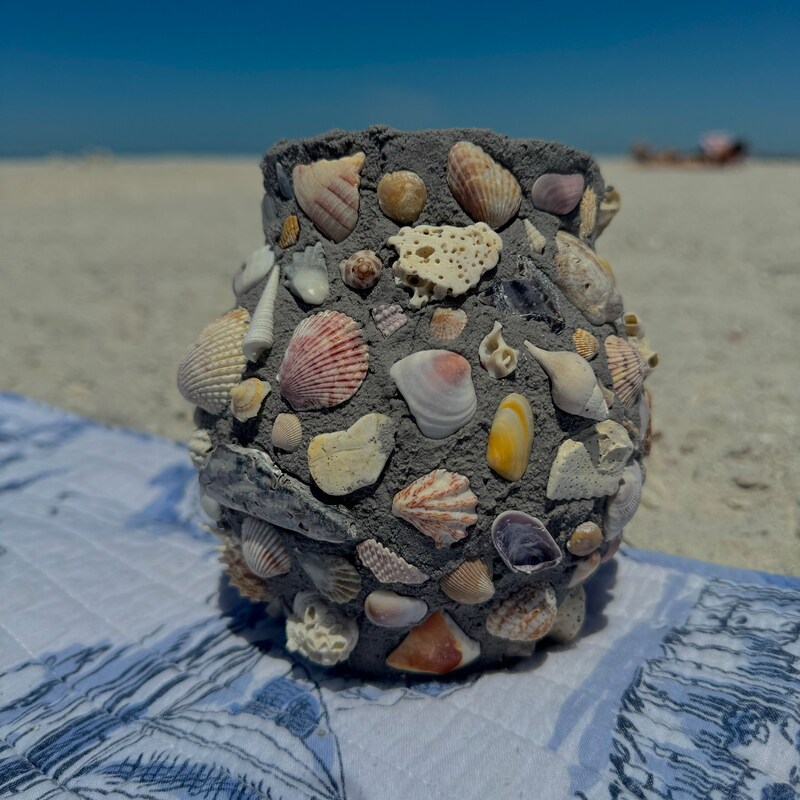 Seashell Vase - Etsy