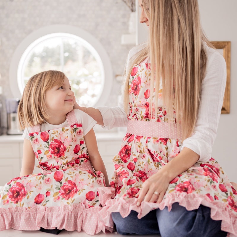 Polka Dot Apron - Etsy