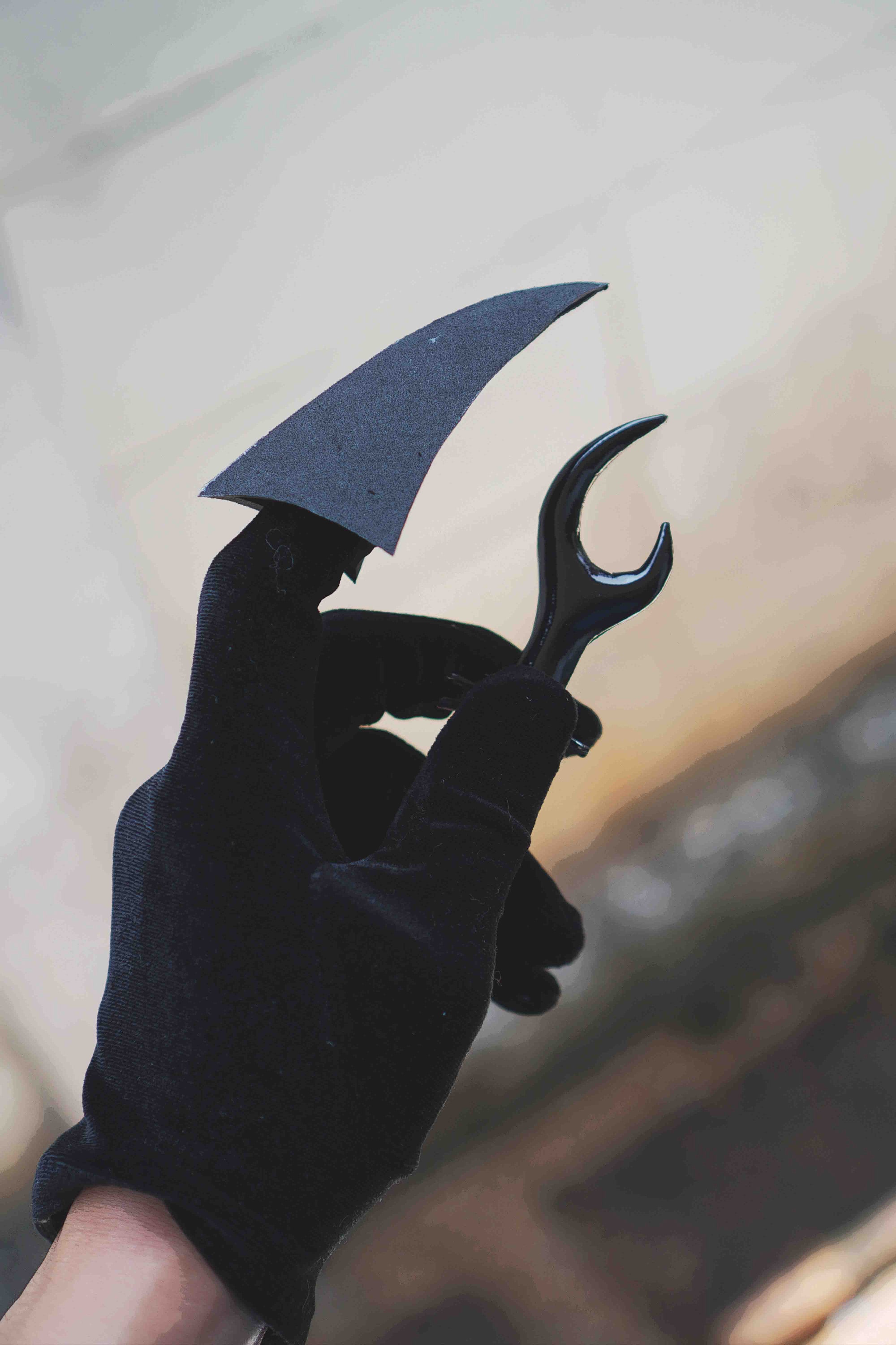 Alastor Microphone Staff, Finger Claws and Tiny Horns Hazbin Hotel ...