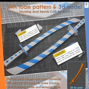 Panty Stocking Sword Pattern - Etsy