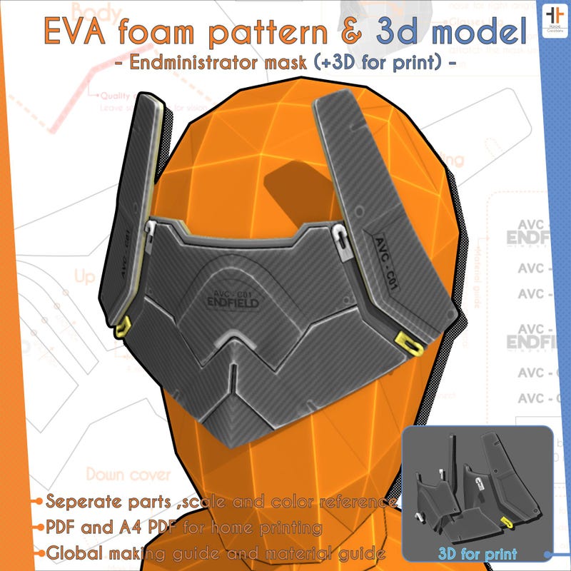 Visor Pattern Cosplay - Etsy
