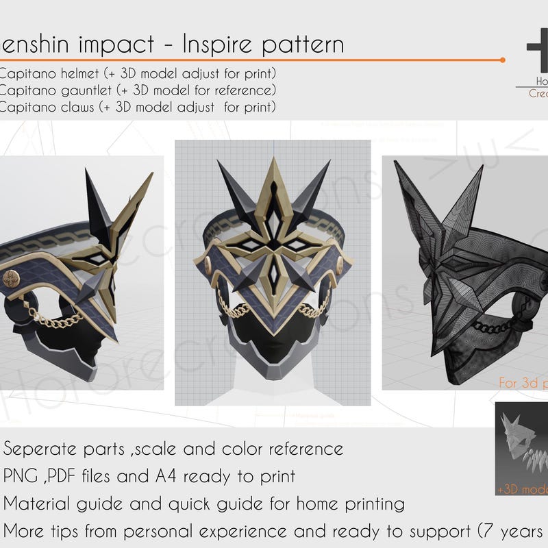 Capitano Genshin Cosplay - Etsy