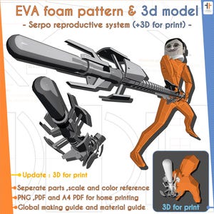 Serpo Alien Reproductive System Organ - Dandadan | Inspire Cosplay PDF ...