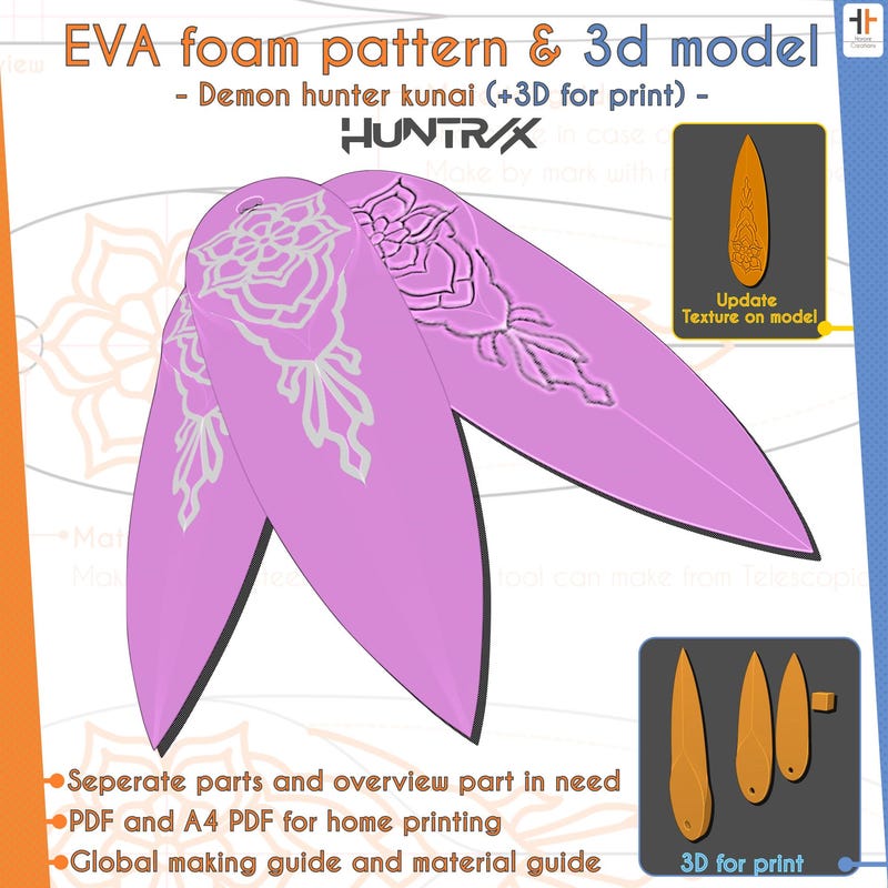 Kpop demon hunters zoeys knifes - Etsy España