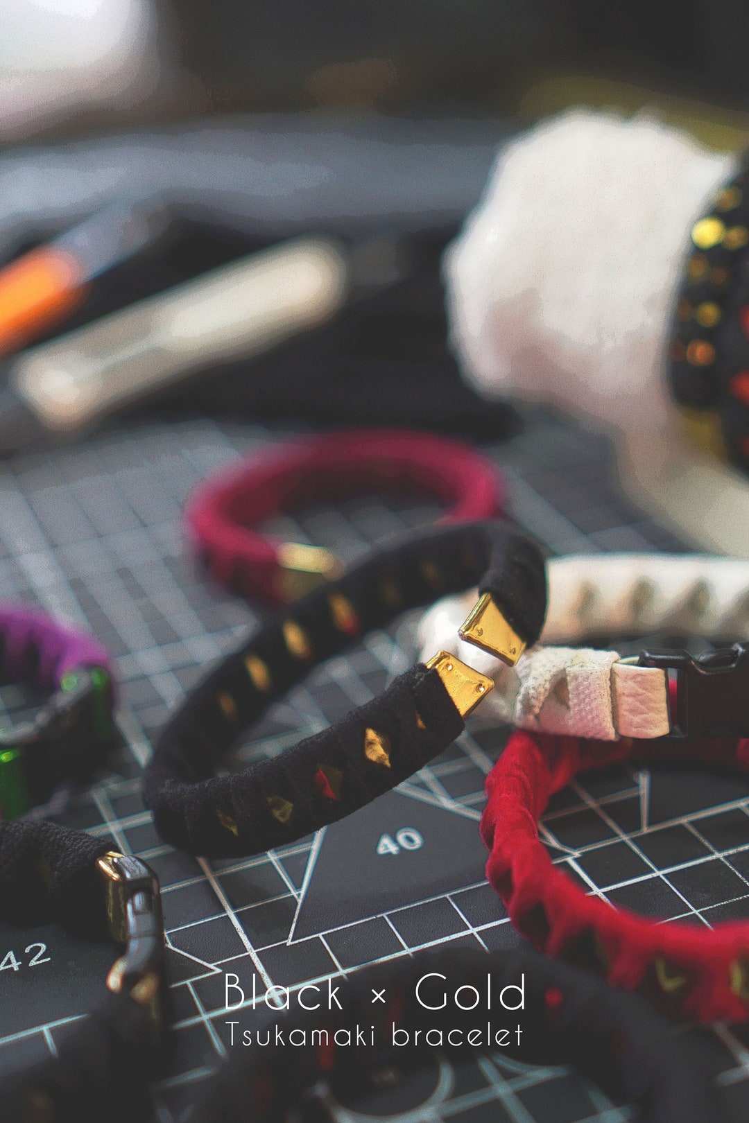 Tsukamaki Bracelet - Metal Core No Head End - A Handcraft Bracelet With ...