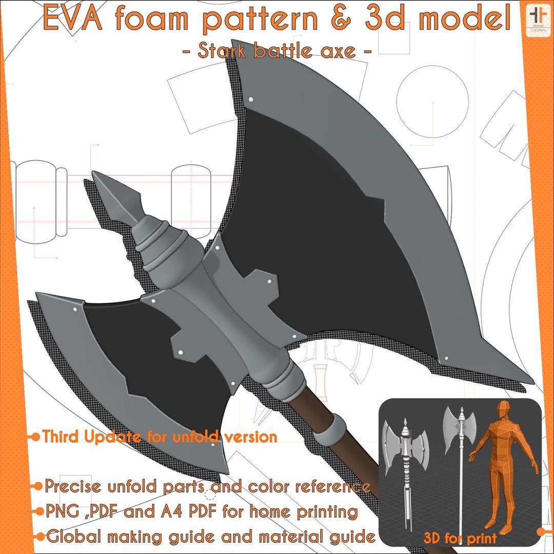 Stark Warrior Battle Axe - Sousou No Frieren (frieren: Beyond Journey's ...