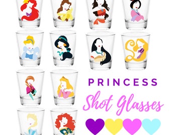 Princess Shot Glass | Etsy