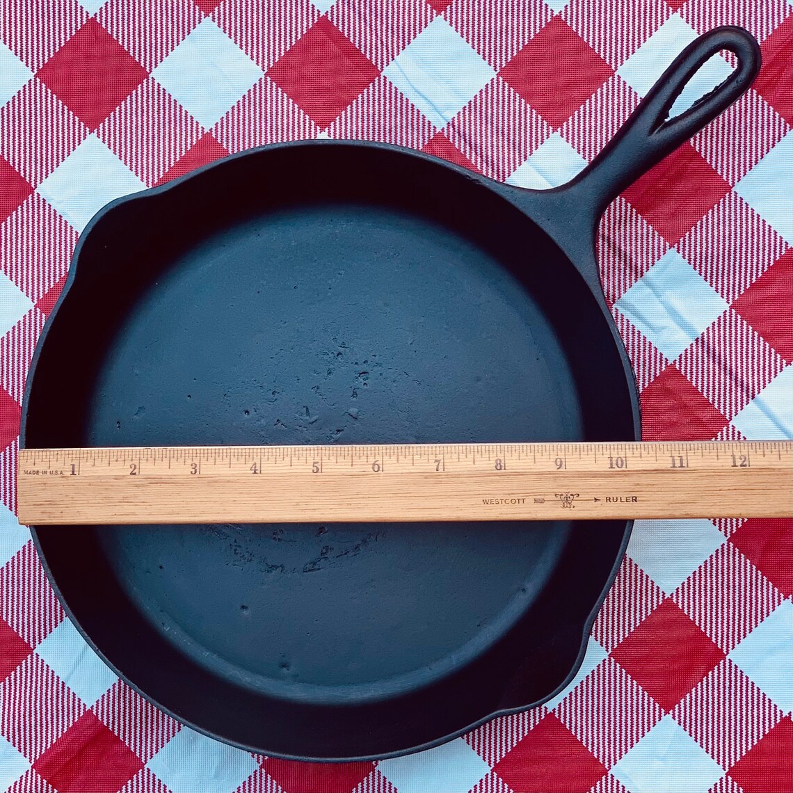 Gate Marked Cast Iron Skillet, No. 8, Antique, Restored, Seasoned - Etsy
