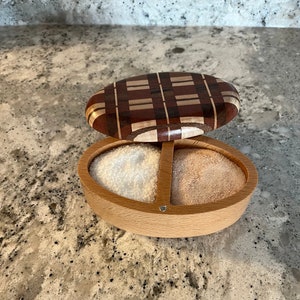 Beautiful Double Oval Salt Cellar for Gourmet Cooks That Use Different ...