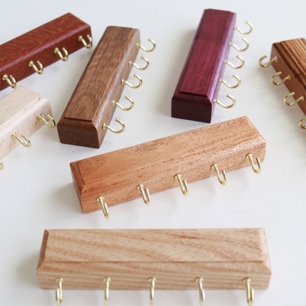 Wooden Key Holder - Etsy