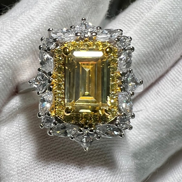 Yellow Topaz Ring - Etsy