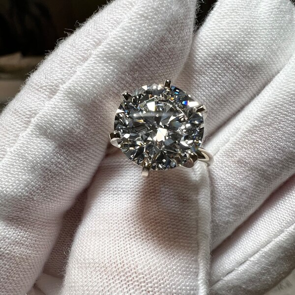 5 Diamond Ring - Etsy