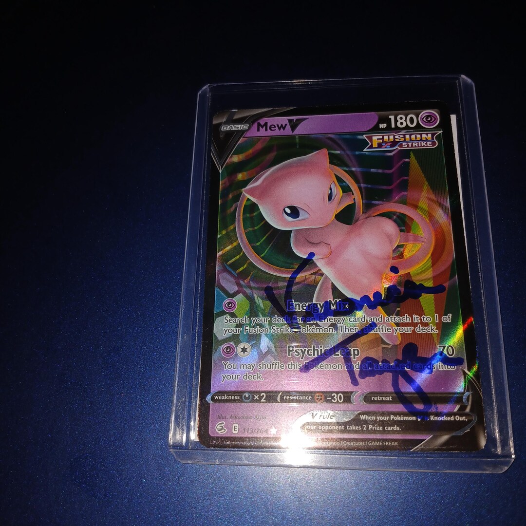 Veronica Taylor Autographed Pokemon Card With Coa - Etsy