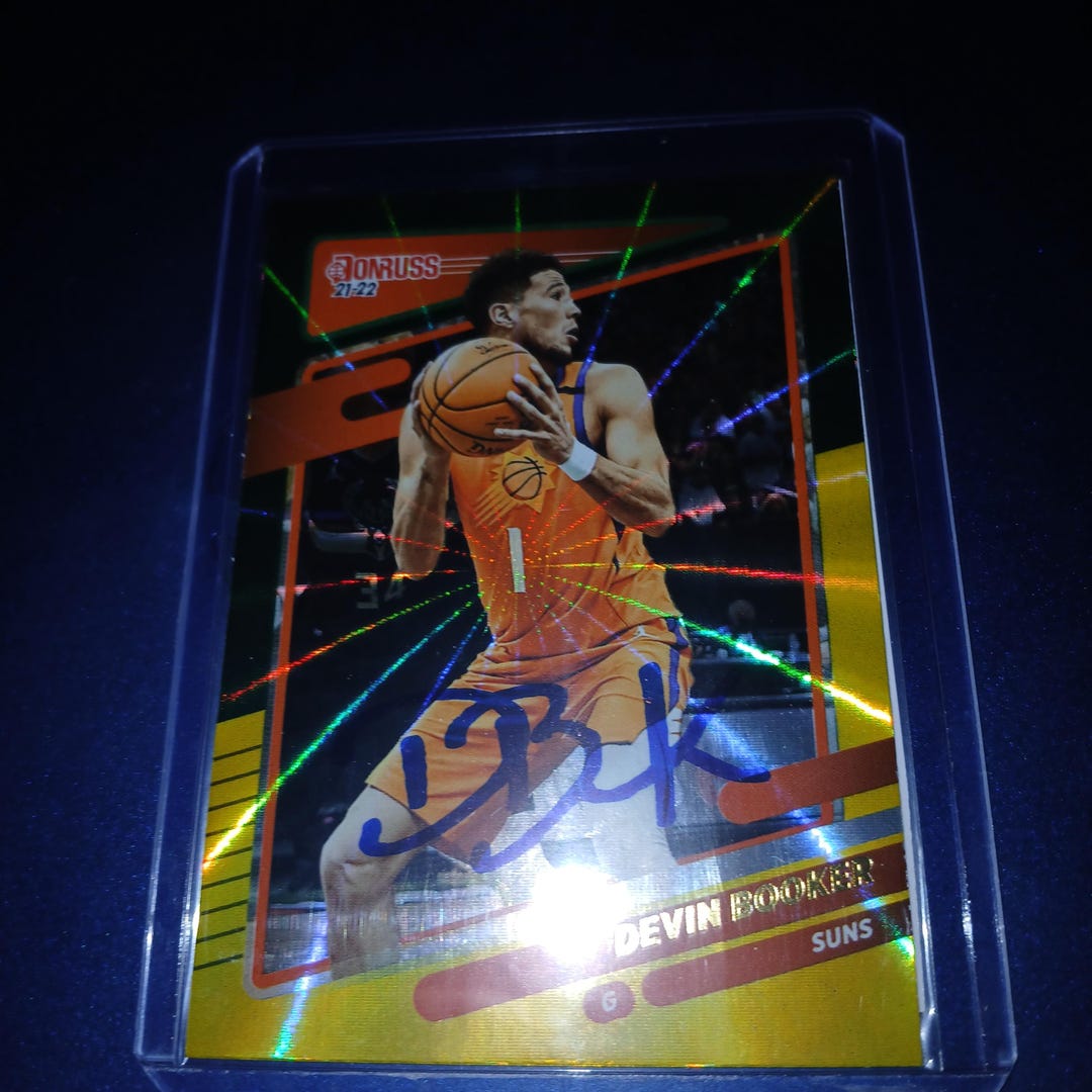 Devin Booker Autographed Card With Cert - Etsy