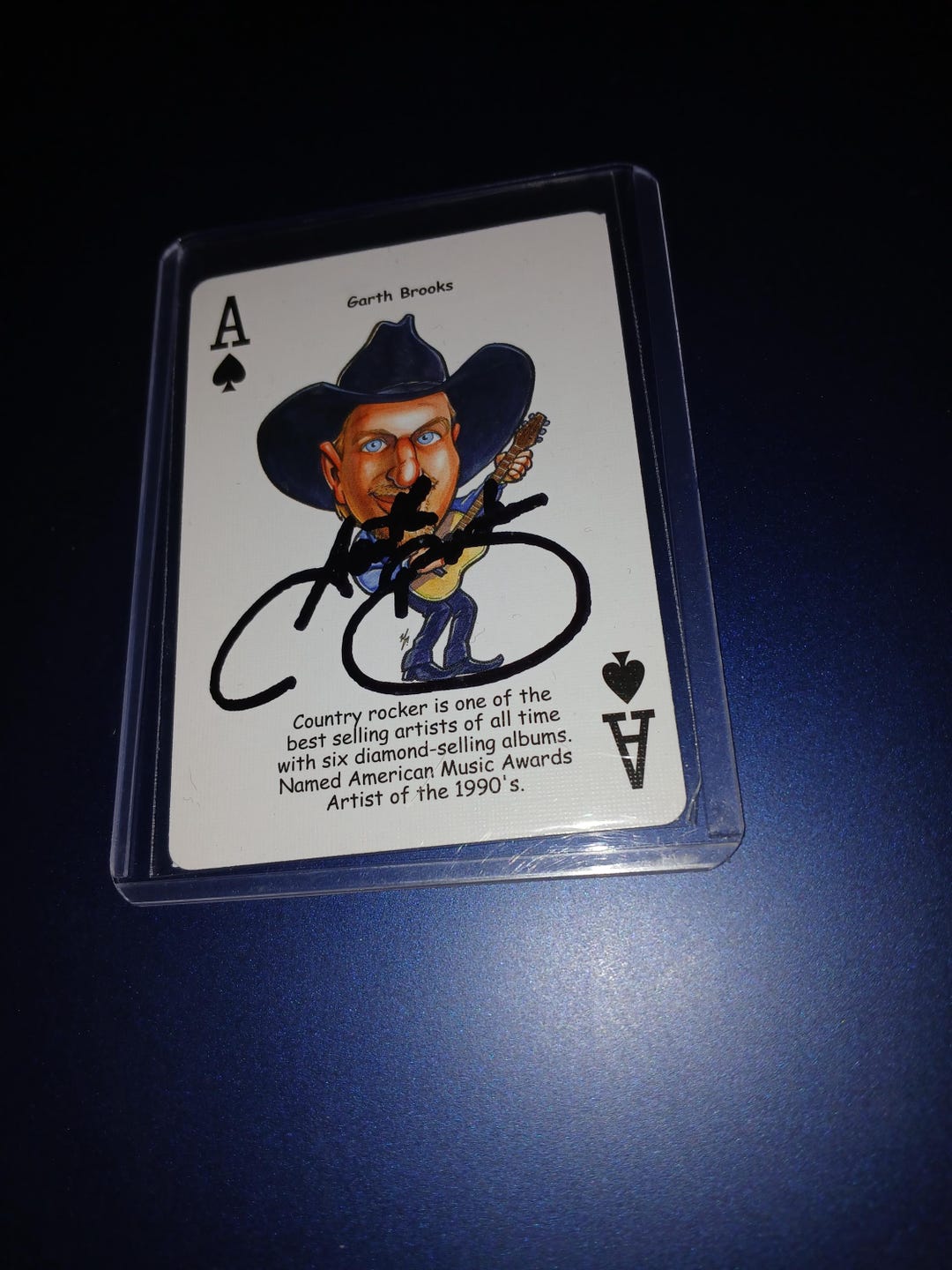 Garth Brooks Autographed Card With Coa - Etsy