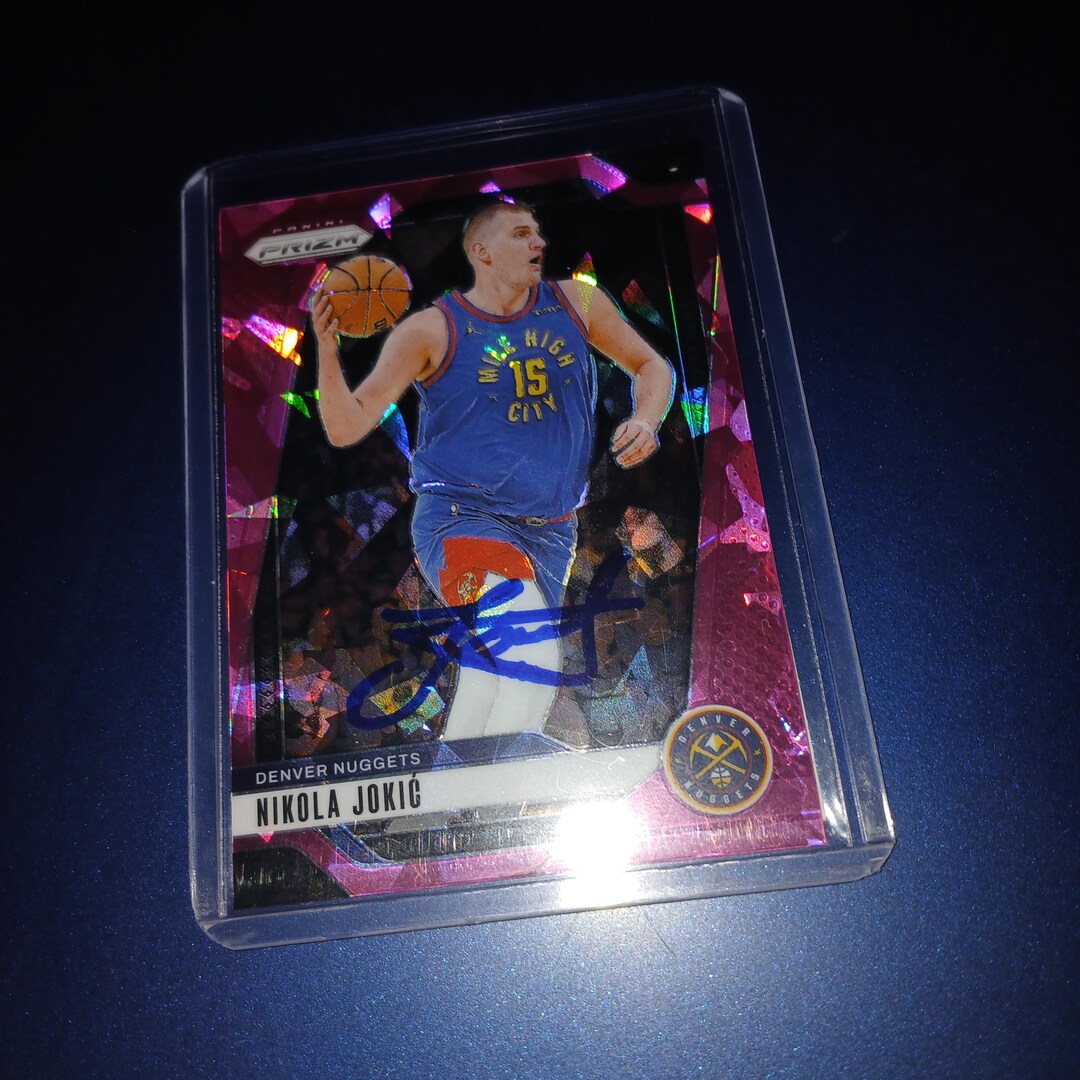 Nikola Jokic Autographed Card With Coa - Etsy