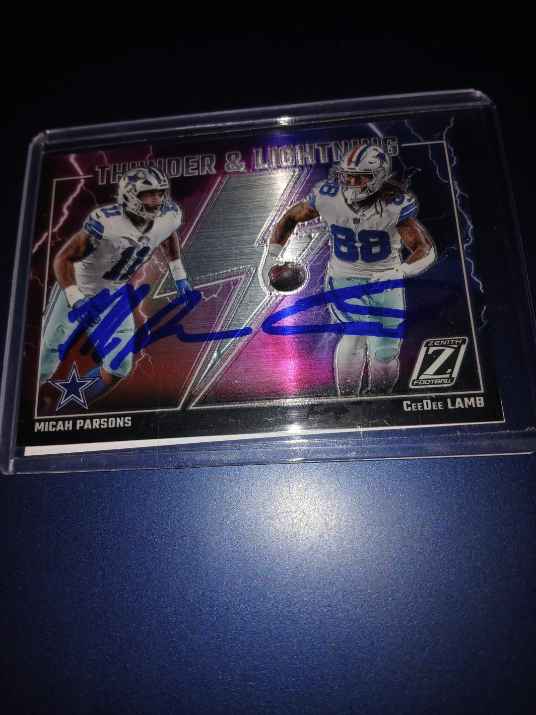 Micah Parsons, Ceedee Lamb Autographed Rookie Card With Coa - Etsy