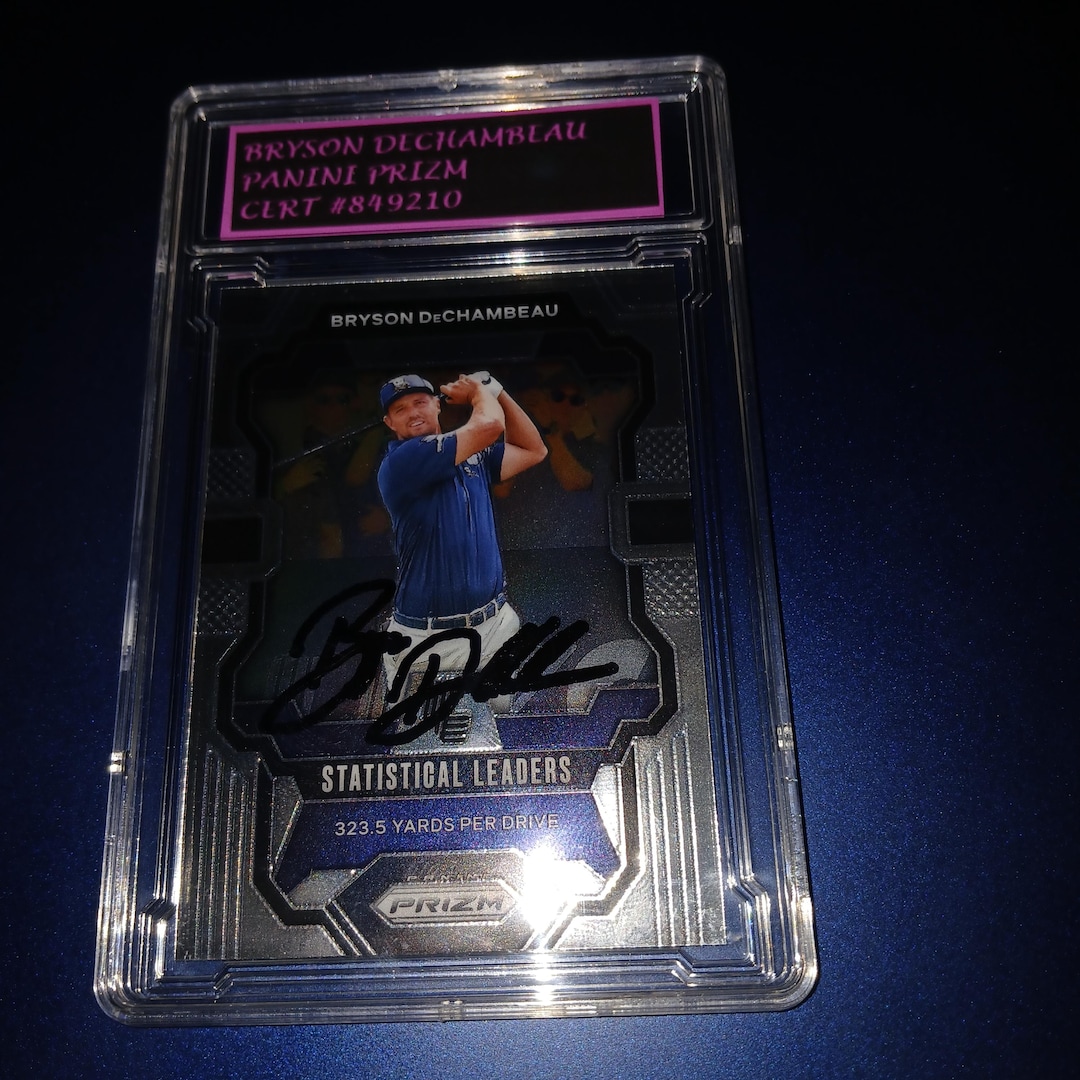 Bryson Dechambeau Autographed Card With Cert - Etsy