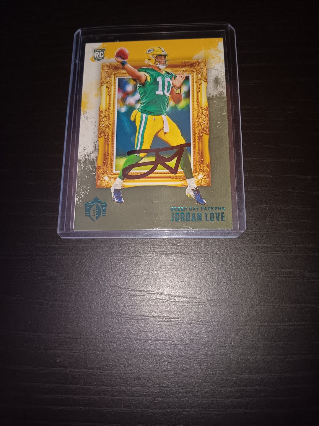 Jordan Love Autographed Rookie Card With Coa - Etsy