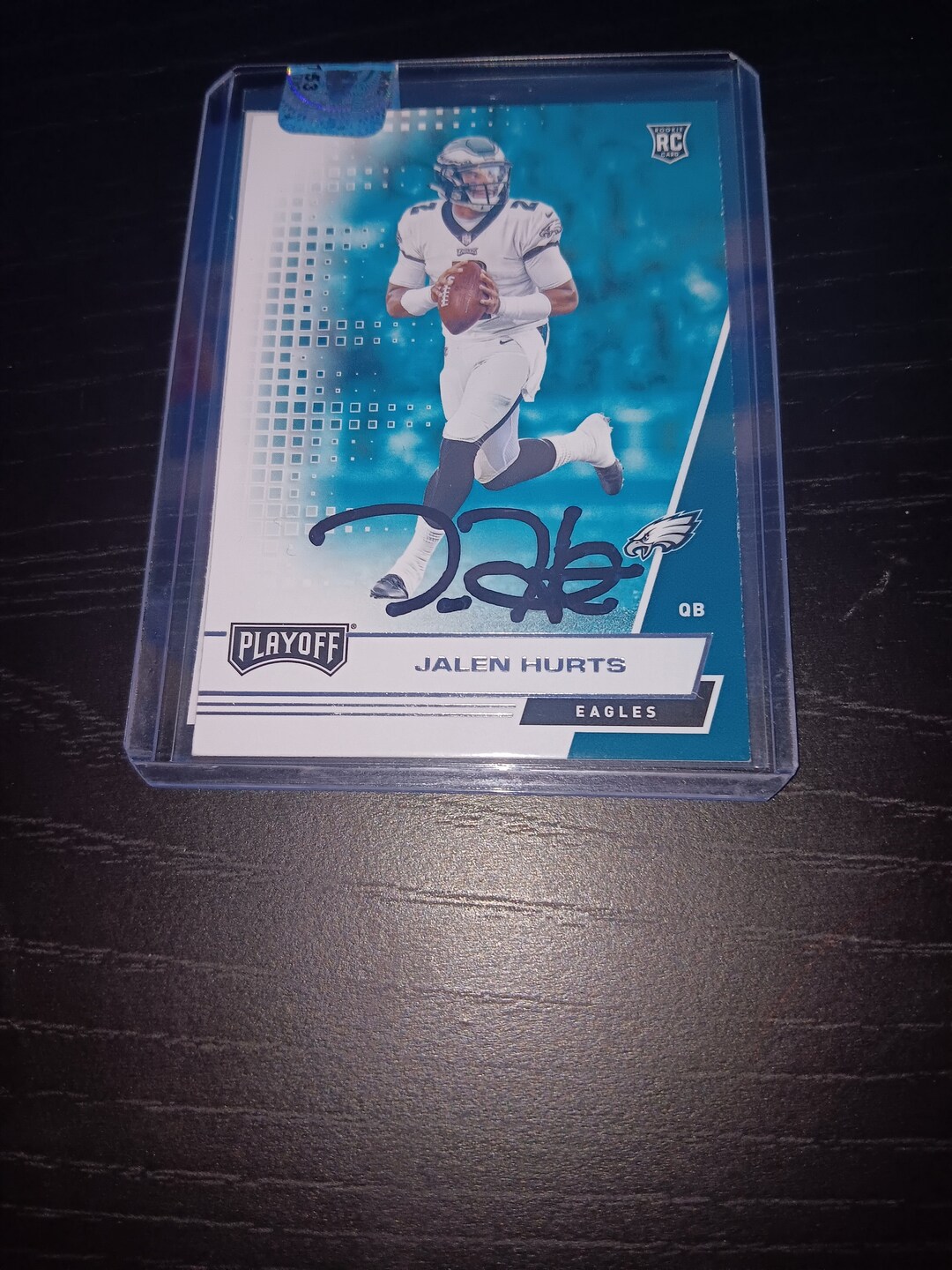 Jalen Hurts Autographed Rookie Card With Coa - Etsy