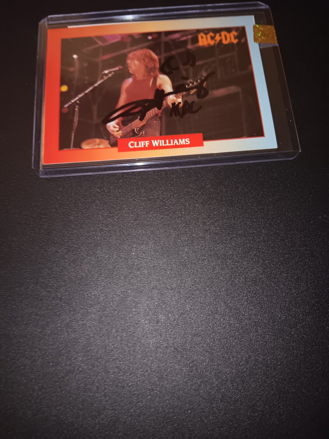 Angus Young Autographed AC/DC Card With Coa - Etsy