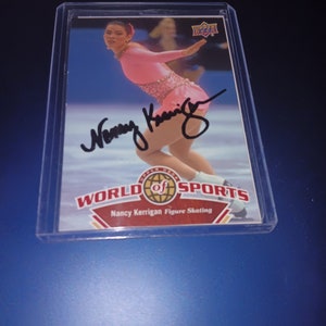 Nancy Kerrigan Autographed Card With Coa - Etsy