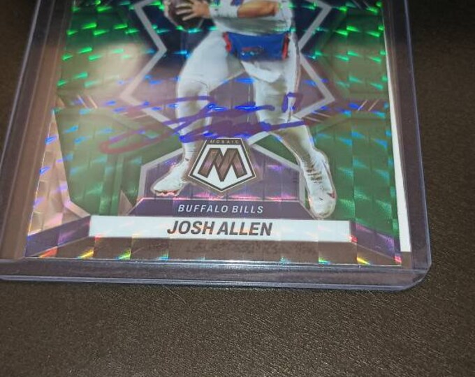Josh Allen Autographed Card With Coa - Etsy