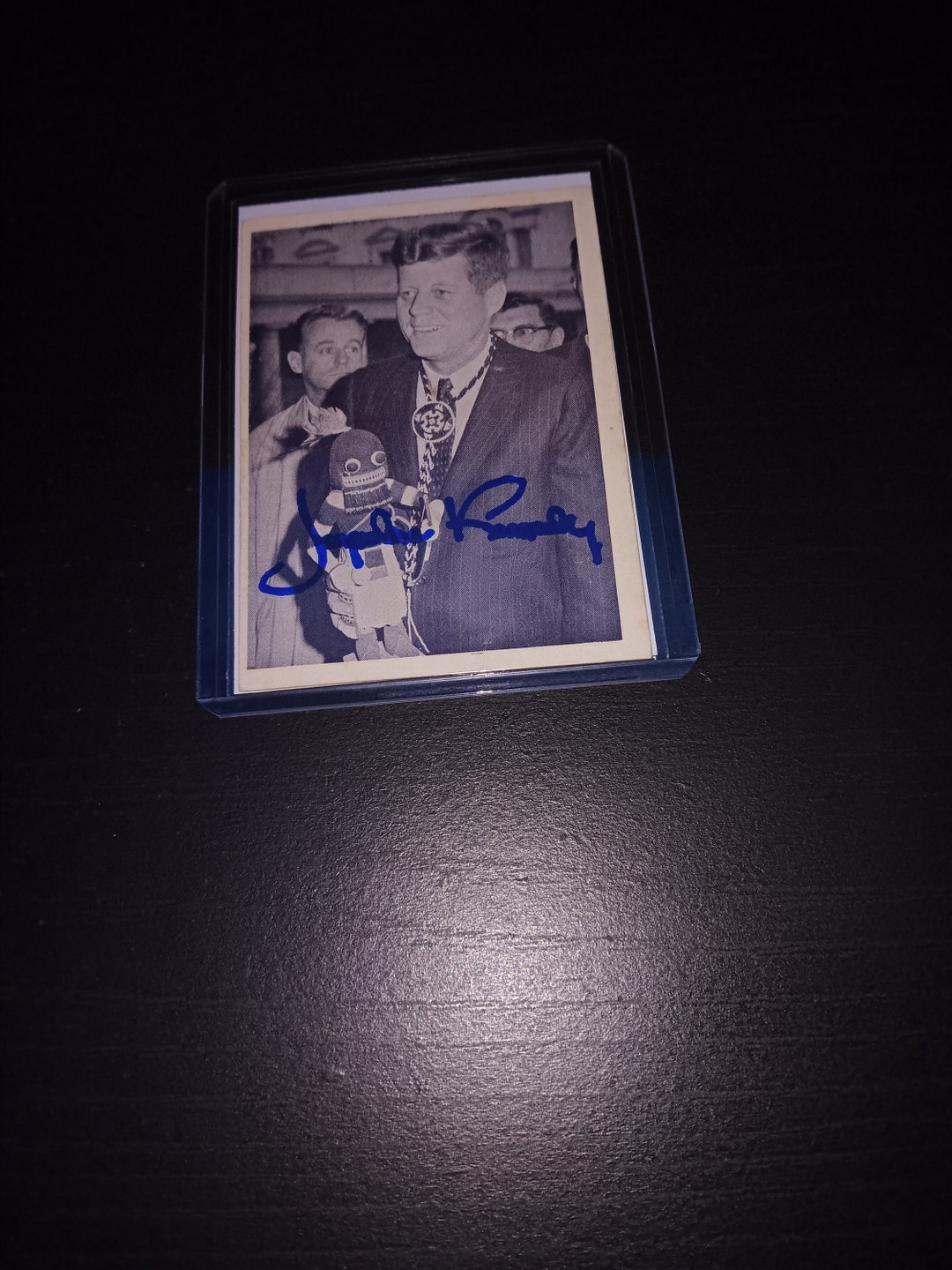 Jackie Onassis Kennedy Autographed Card With Coa - Etsy