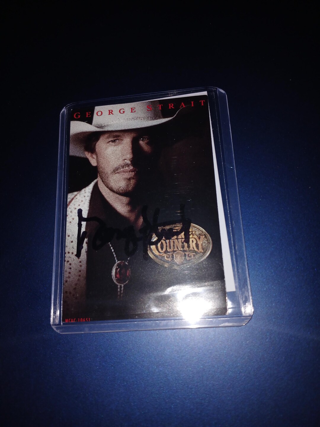 George Strait Autograph With COA - Etsy