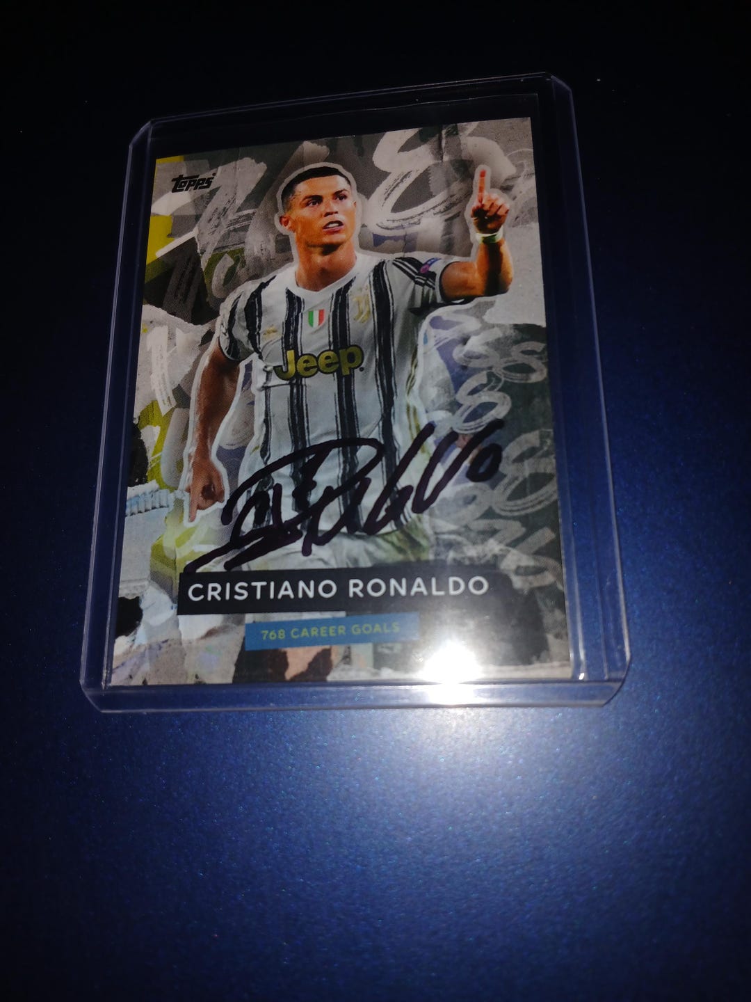 Cristiano Ronaldo Autographed Card With Coa - Etsy