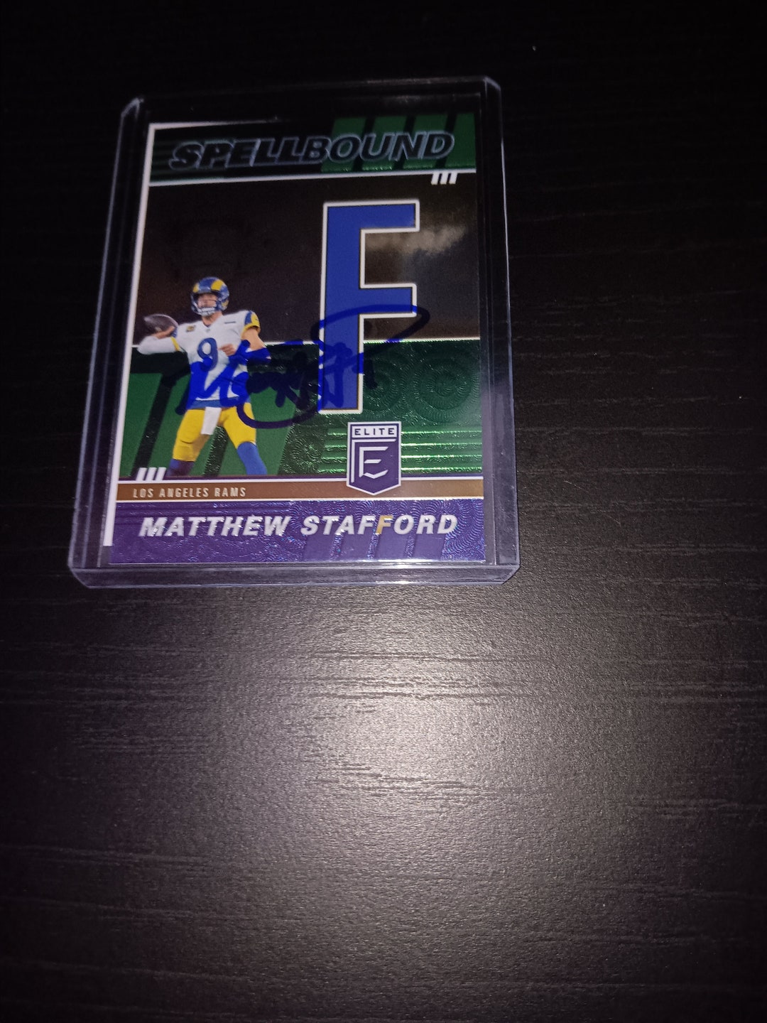 Matthew Stafford Autographed Card With Coa - Etsy