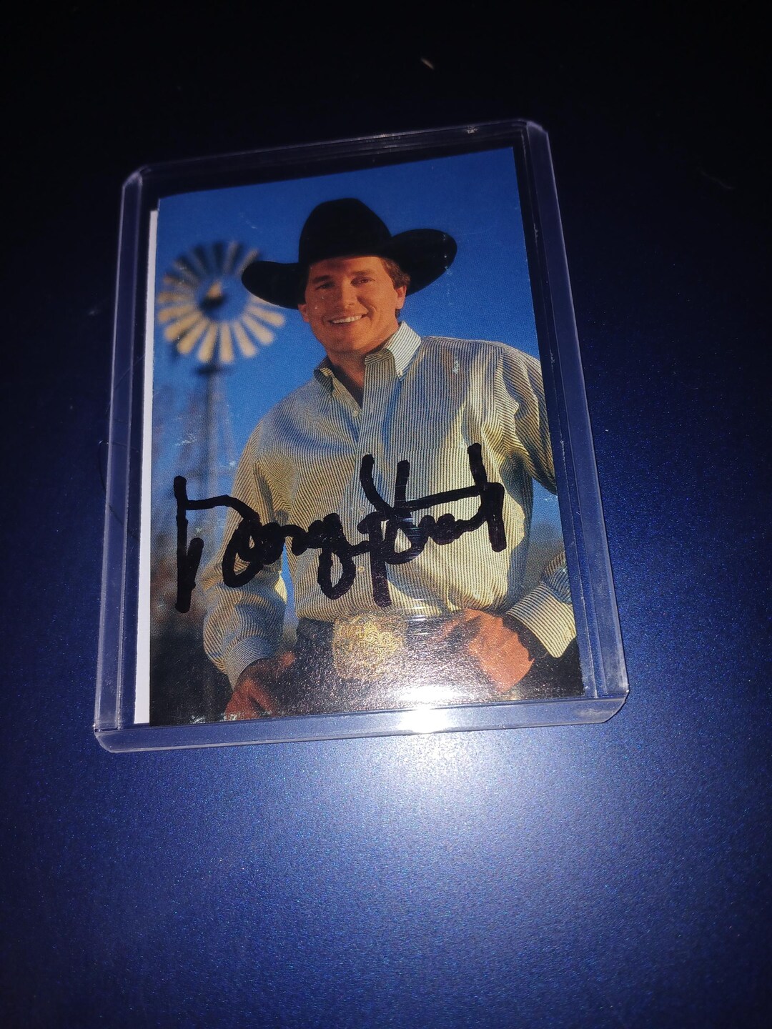 George Strait Autograph With COA - Etsy
