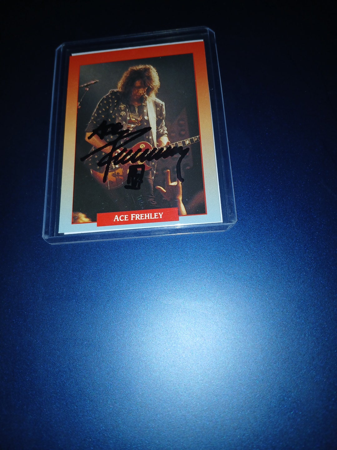 Ace Frehley Autographed Card With Coa - Etsy